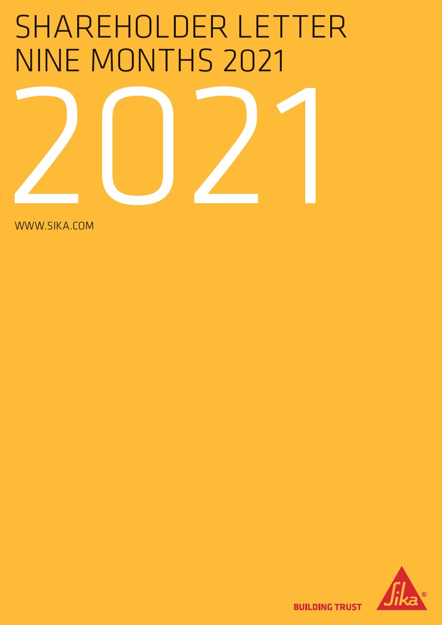 Sika on Track to Set Records After First Nine Months - Strong Growth in ...